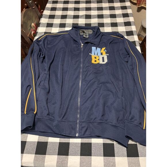 Jackets & Coats | Mens Makaveli Branded Navy Full Zip Up Tupac Shakur ...